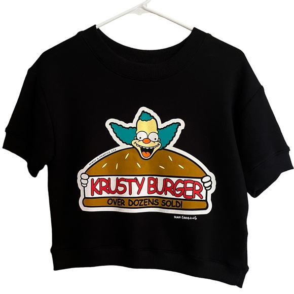 Forever 21 | Tops | The Simpsons Forever 2 Black Short Sleeve Graphic ...